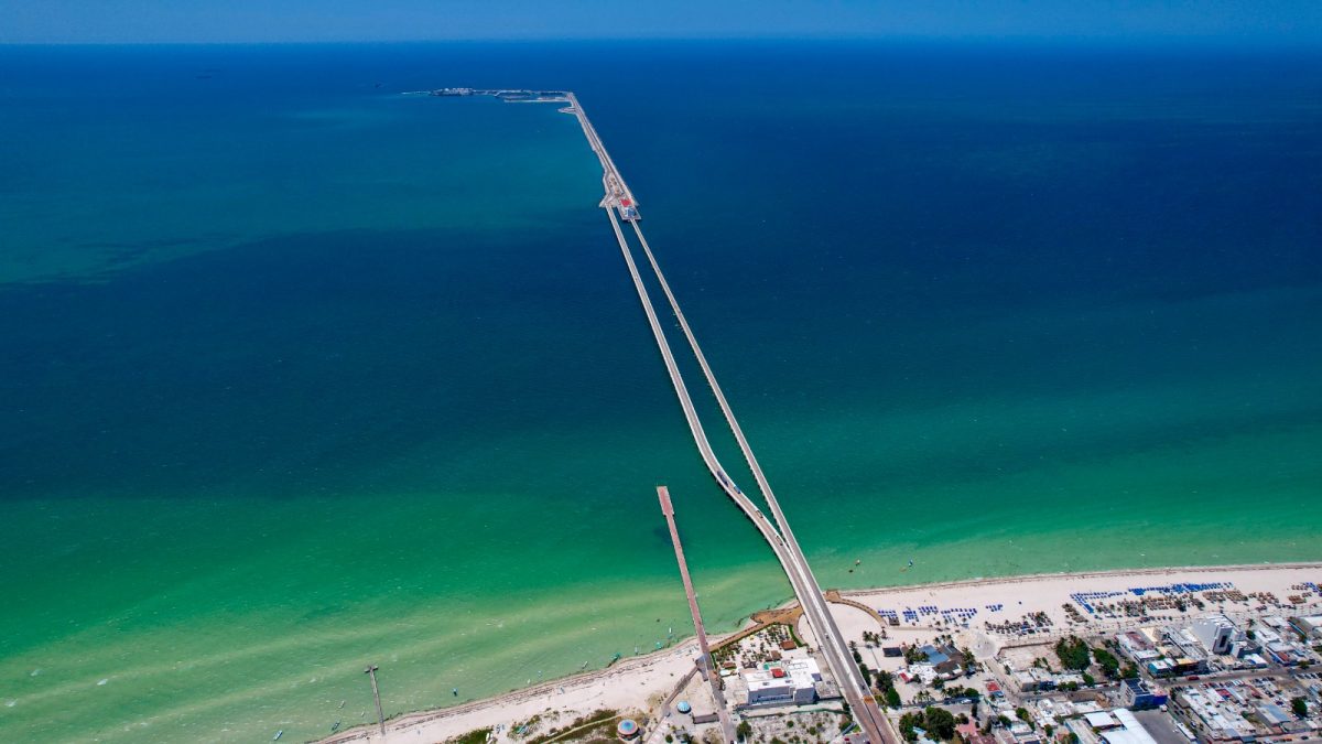 Este muelle mexicano en Puerto Progreso es el más grande del mundo