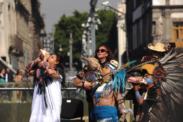 Conmemoran 700 años de la fundación de México-Tenochtitlán